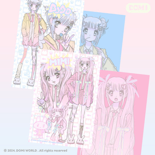 [Domi World] Student Postcard Set – It's Deco Day