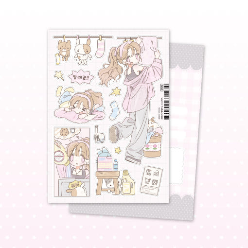 [Chocozy Family] Laundry Day Sticker Sheet – It's Deco Day