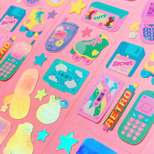 [Manta Box] Retro Things Deco Sticker – It's Deco Day