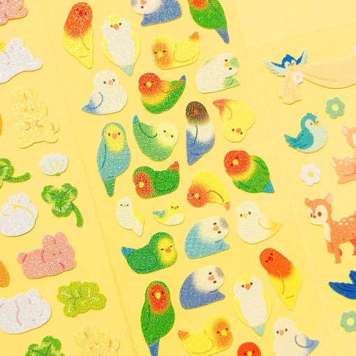 [Manta Box] Peony Parrot Deco Sticker – It's Deco Day