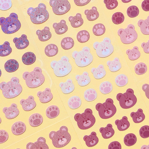 [Manta Box] Brown Teddy Bear Deco Sticker – It's Deco Day