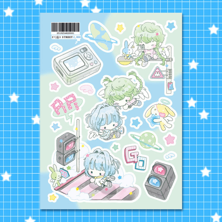 [Jeeyoom] Street Sticker Sheet – It's Deco Day