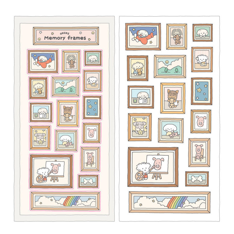 [Okiki Diary] Memory Frames Deco Sticker Sheet – It's Deco Day