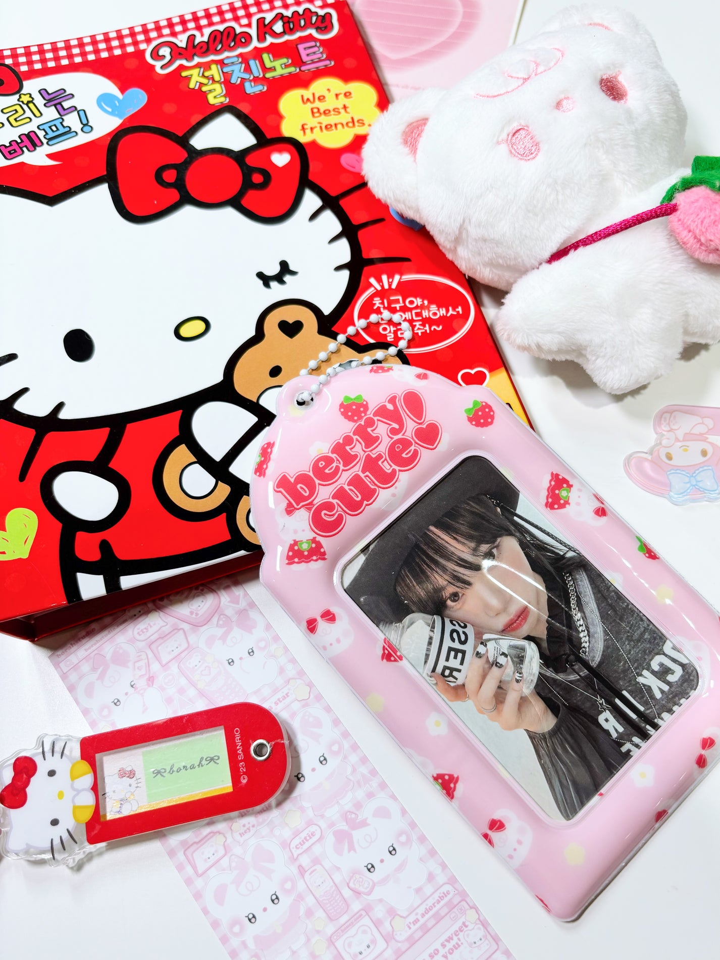 [borahstudio] Honey Strawberry Photocard Holder – It's Deco Day