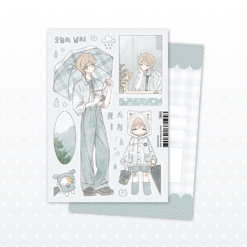 [Chocozy Family] A Rainy Day Sticker Sheet – It's Deco Day