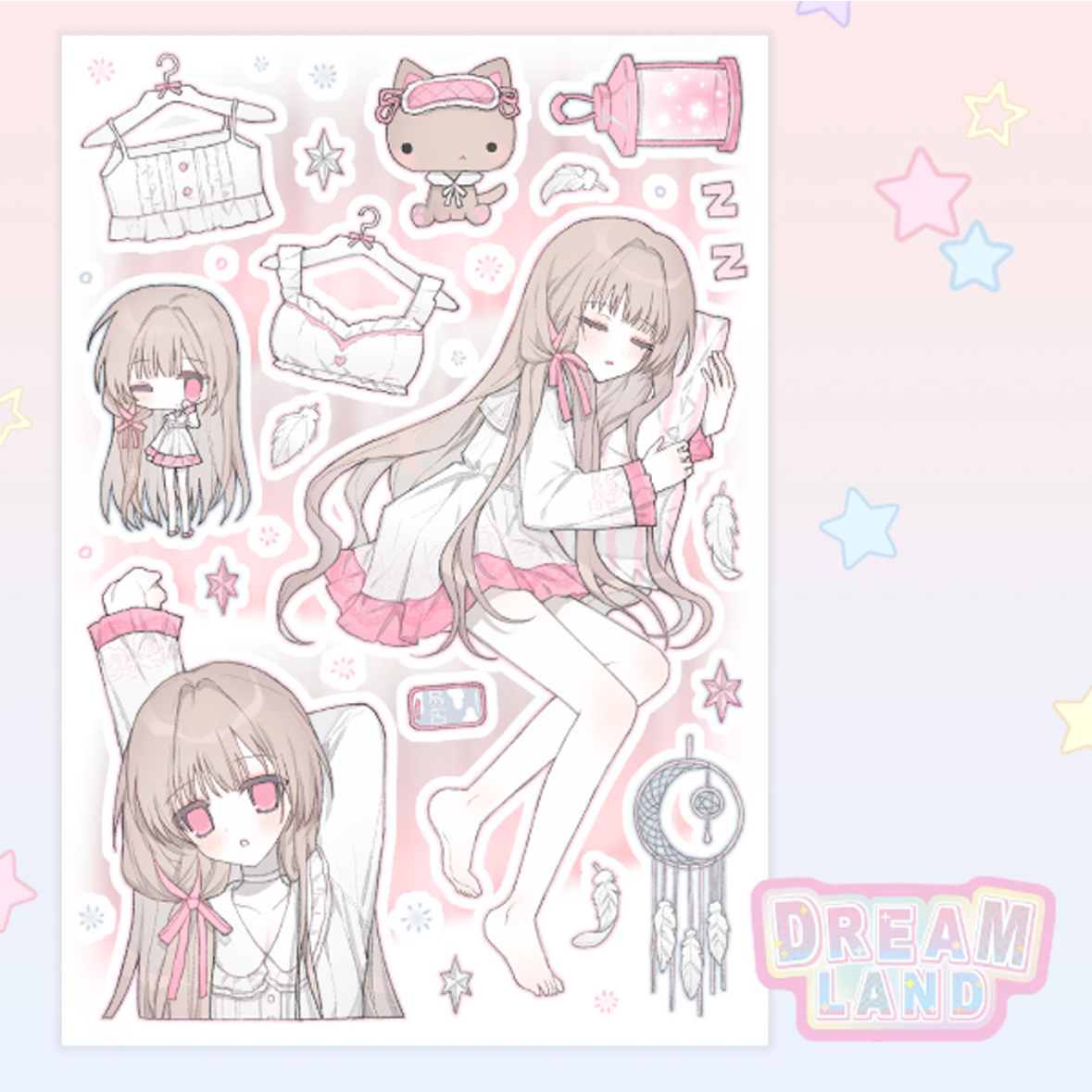 [Rari Days] Dream Land Star Light Sticker Sheet – It's Deco Day