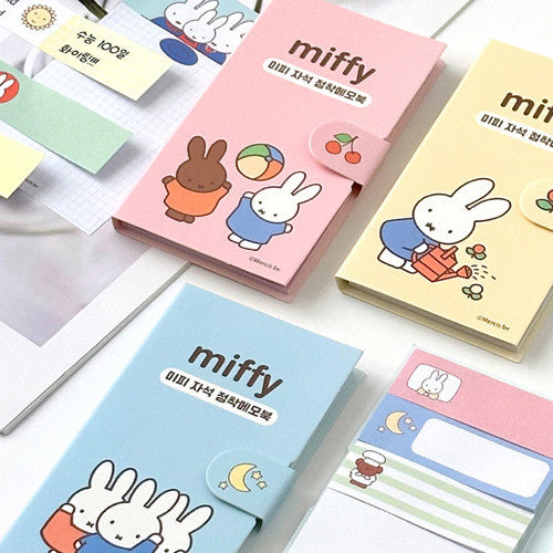 [Miffy Korea] Miffy Magnet Sticky Note Booklet (4 Styles) – It's Deco Day