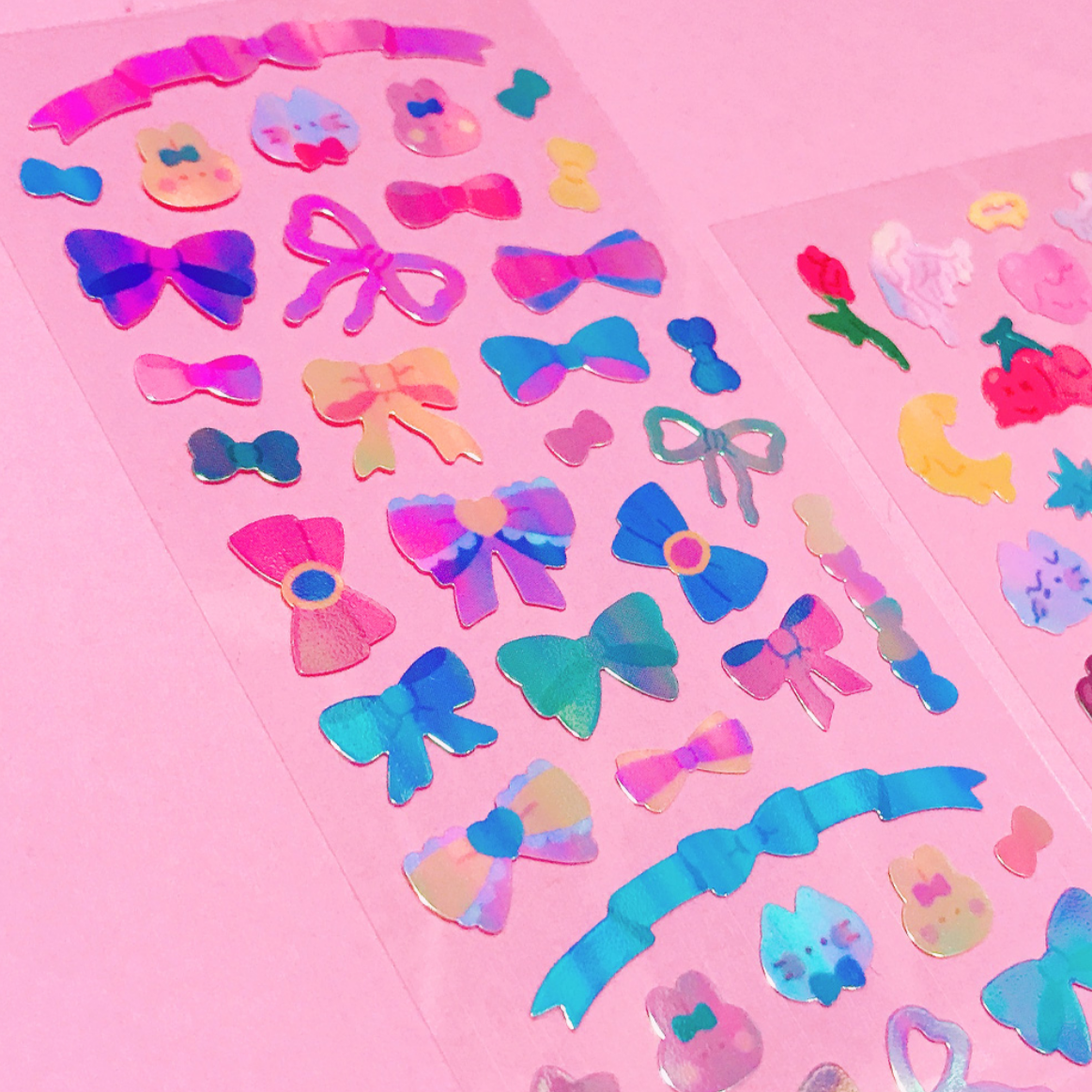 [Manta Box] Ribbon Ribbon Ribbon Deco Sticker – It's Deco Day