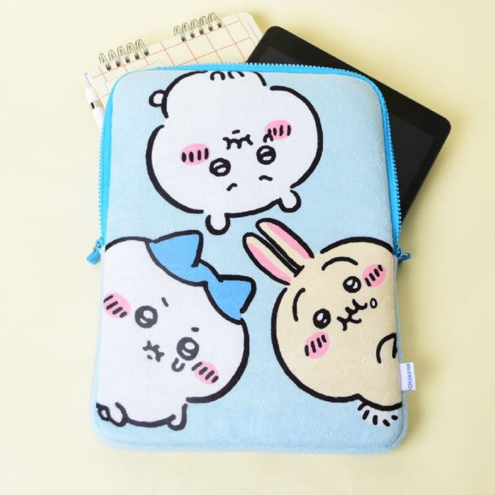 [Chiikawa] Chiikawa Stuffed Cheeks Tablet/Ipad Pouch – It's Deco Day
