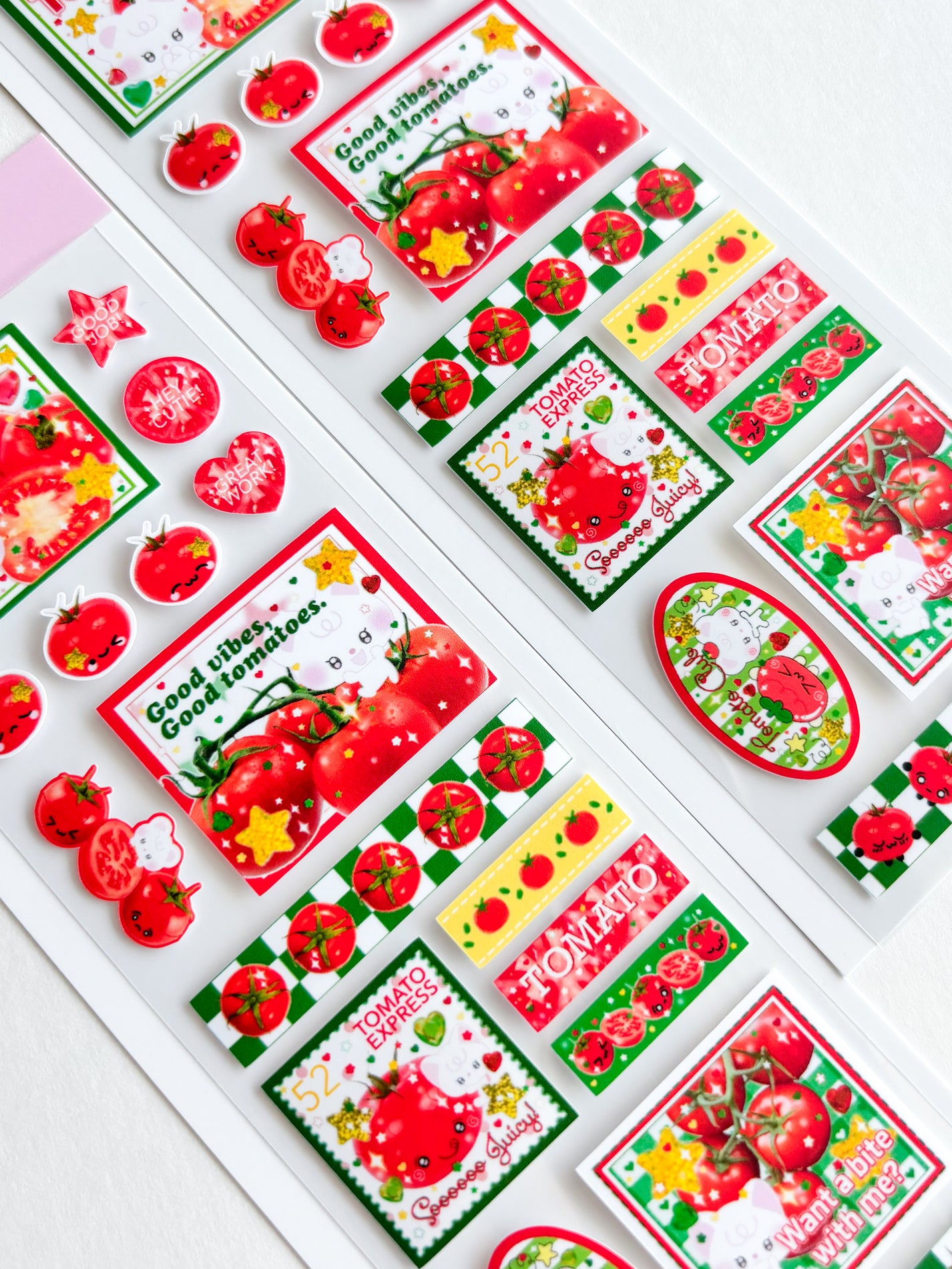[Borah Studio] Honey's Tomato Express Deco Sticker Sheet (2 Options ...