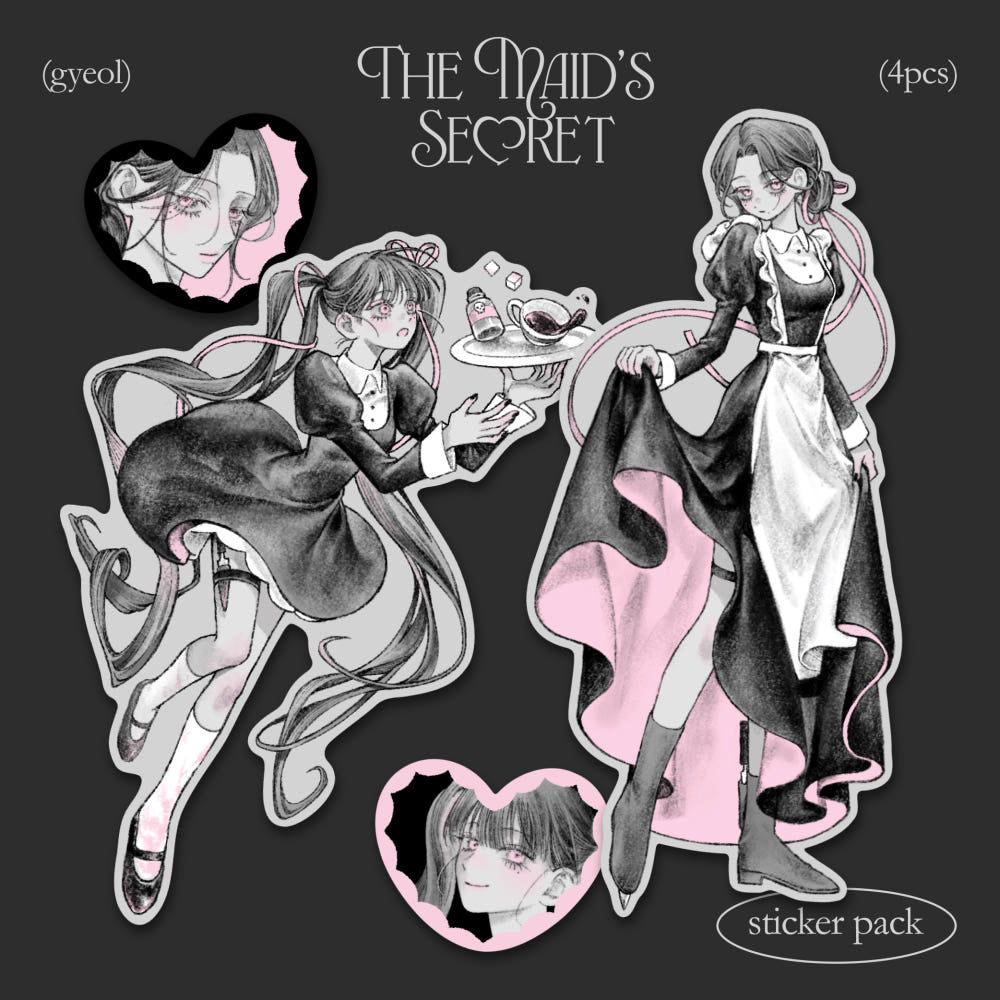 [Dawnitive Wave] The Maid's Secret Die Cut Sticker Pack – It's Deco Day