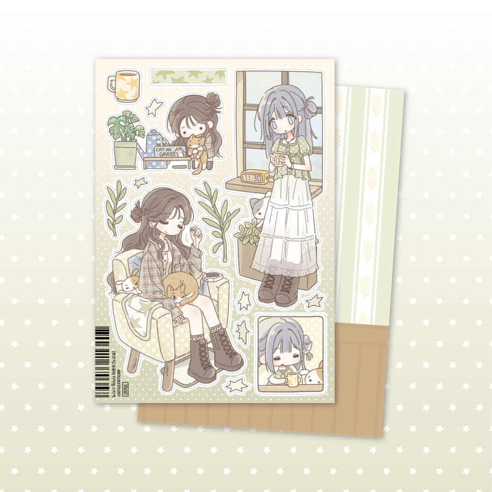 [Chocozy Family] Afternoon Tea Time Sticker Sheet – It's Deco Day