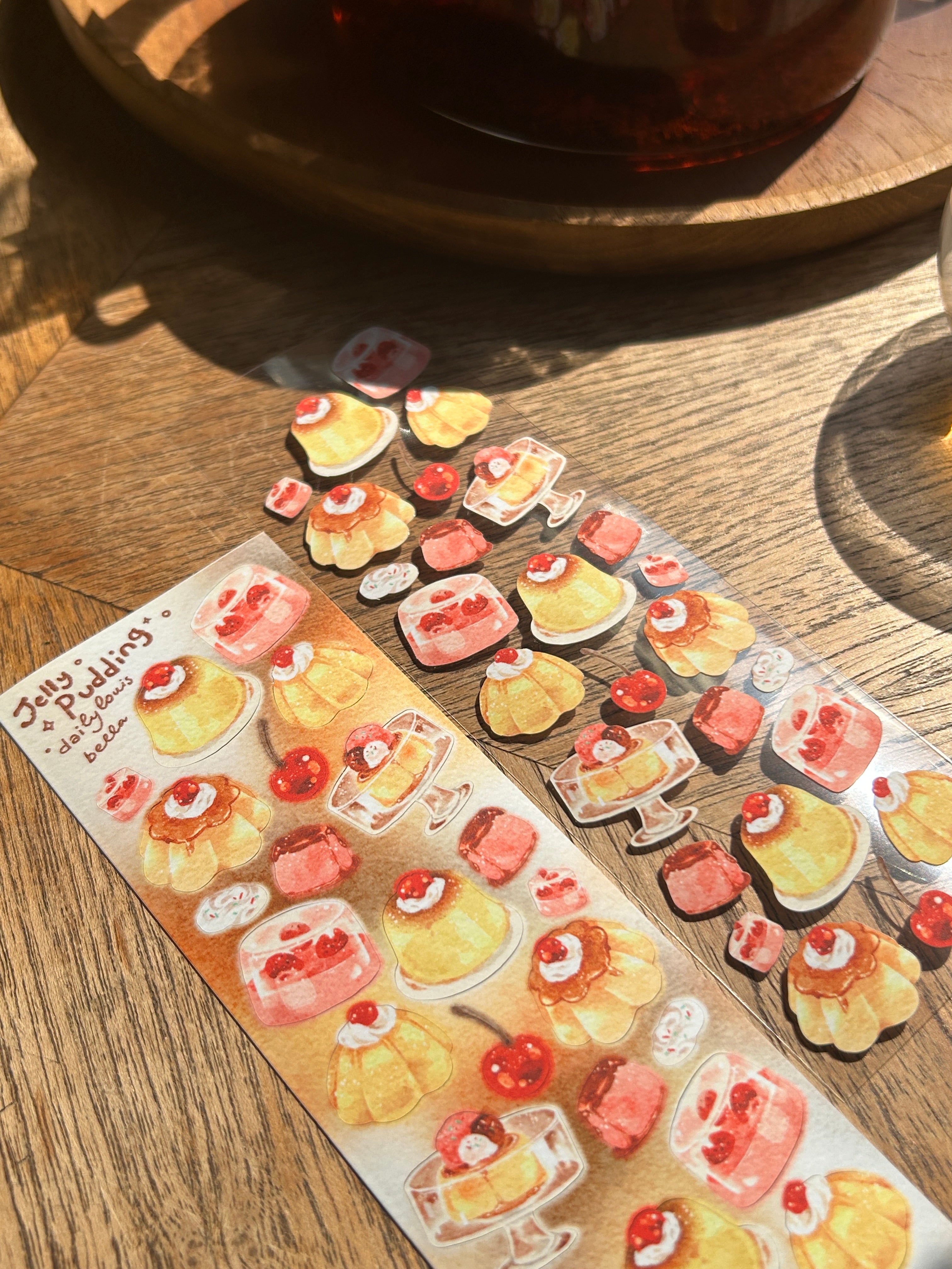 [Dailylouisbella] Jelly Pudding Deco Sticker (Velvet Matte) – It's Deco Day