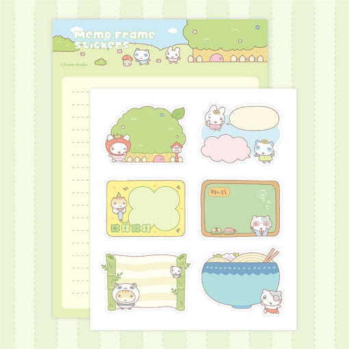 [Jhove Studio] Small Memo Frame Sticker – It's Deco Day