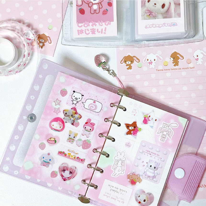 [Mering KR] A7 Strawberry Pink Diary Cover – It's Deco Day