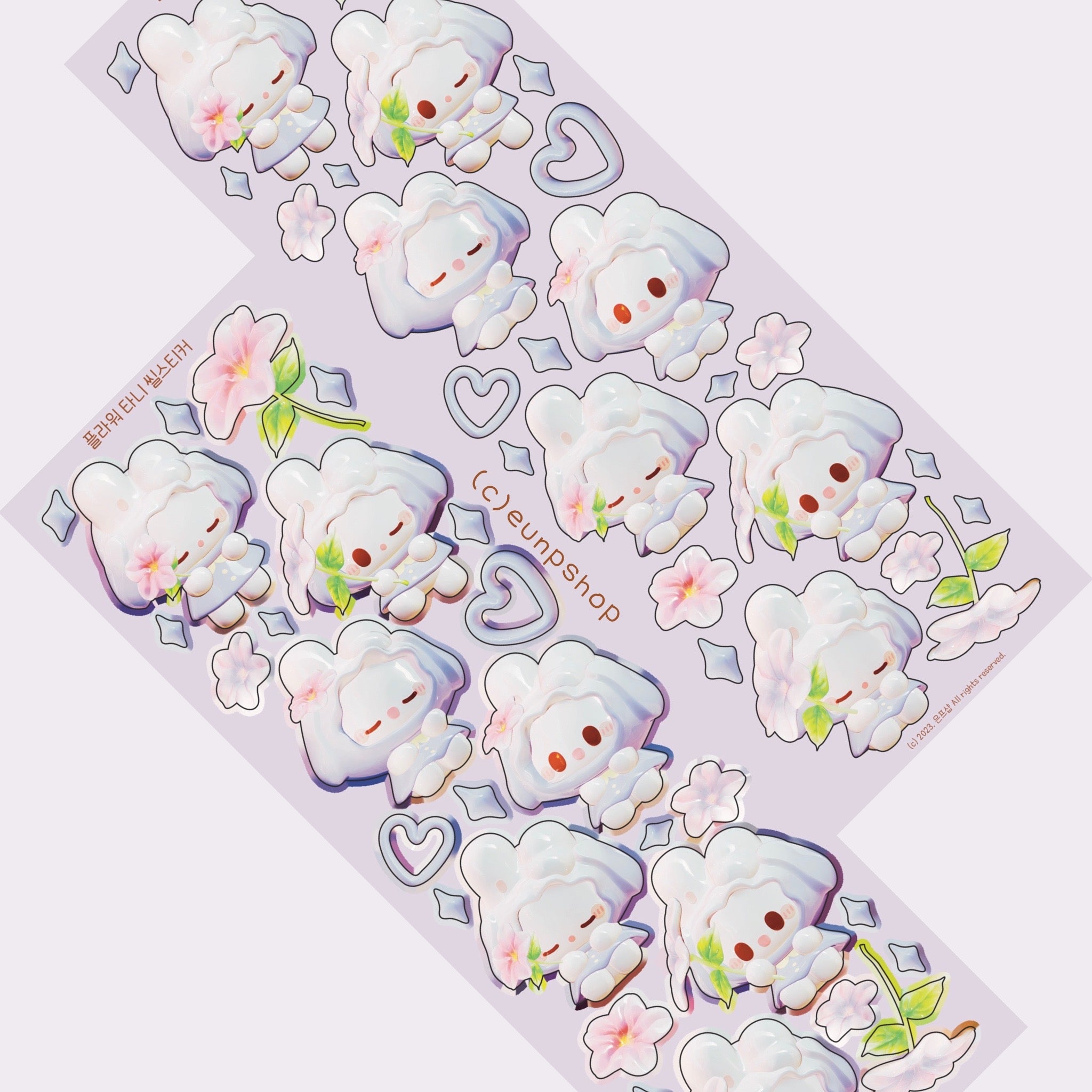 [Eunpshop] Flower Tani Deco Sticker – It's Deco Day
